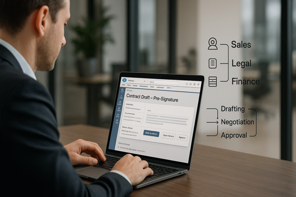 Faster pre-signature workflows with smartContract CLM + Salesforce API ...